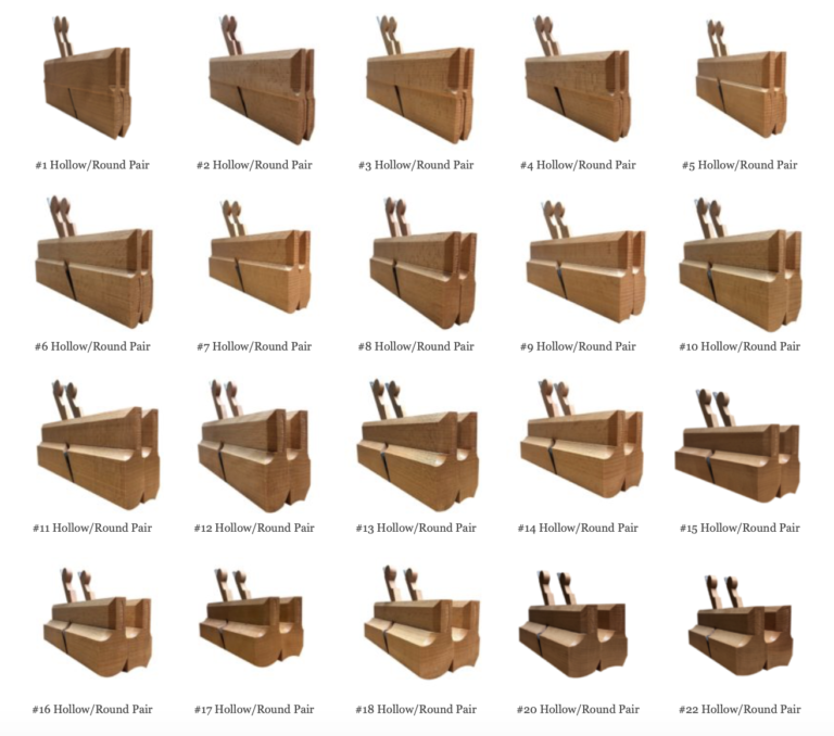 Hollows & Rounds – M.S Bickford – Reproduction Moulding Planes